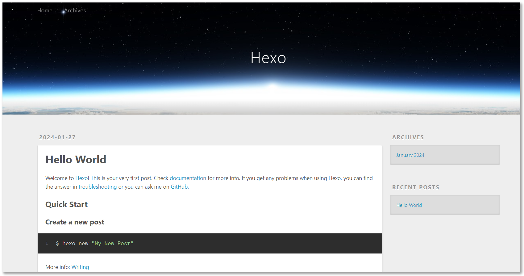 Hexo 和 Stellar 搭建个人网站 - Rabbit's Blog